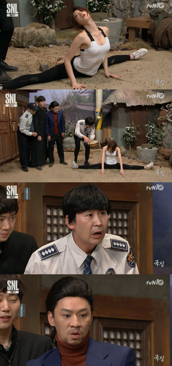 ‘SNL7’ 양정원, ‘19금 필라테스’로 신동엽 ‘현혹’-비즈엔터