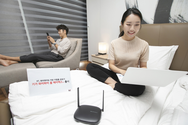 KT, 최대 1.2Gbps 속도 와이파이6 공유기 출시 - 이투데이