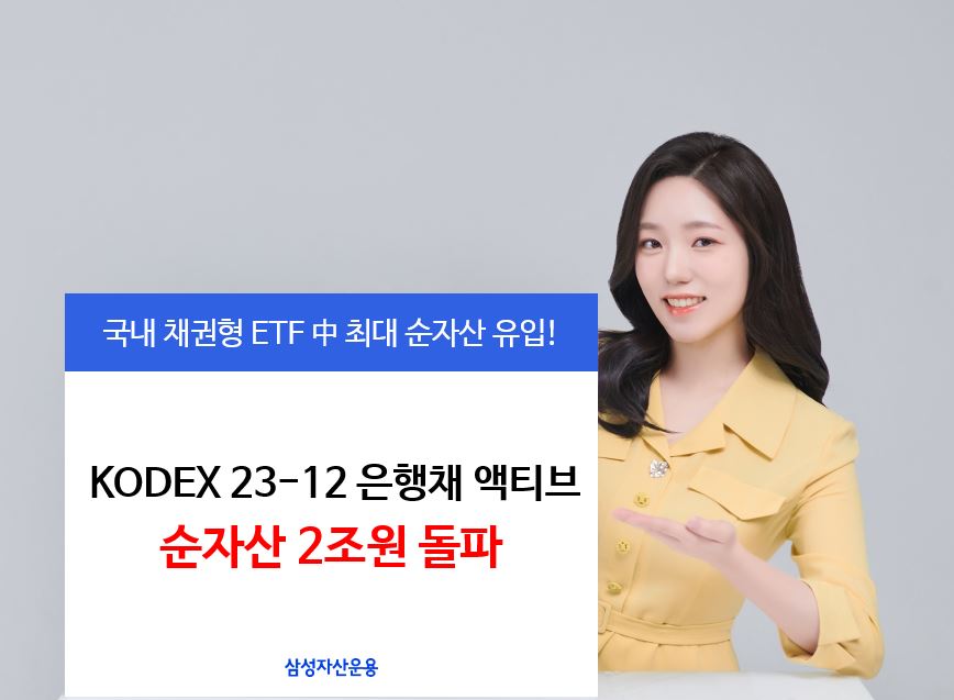 KODEX 23-12 은행채 액티브 ETF, 순자산 2조 원 돌파 - 이투데이