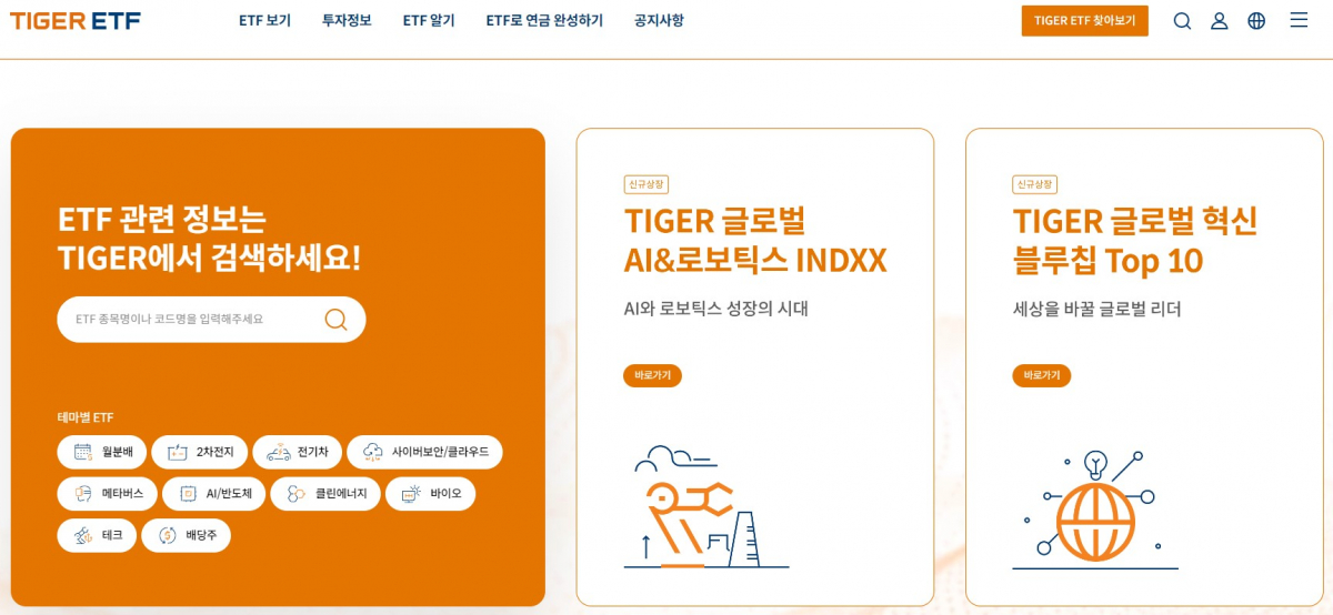 미래에셋자산운용, ‘TIGER ETF’ 공식 홈페이지 개편 - 이투데이
