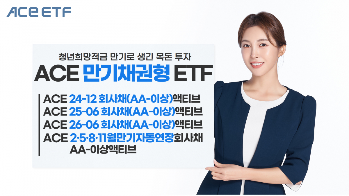 “목돈 필요한 청년, ACE 만기매칭형 채권 ETF 주목” - 이투데이