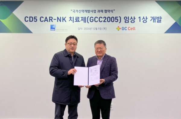 GC셀, ‘CD5 CAR-NK’ T세포림프종 1상 “KDDF 과제” - 바이오스펙테이터