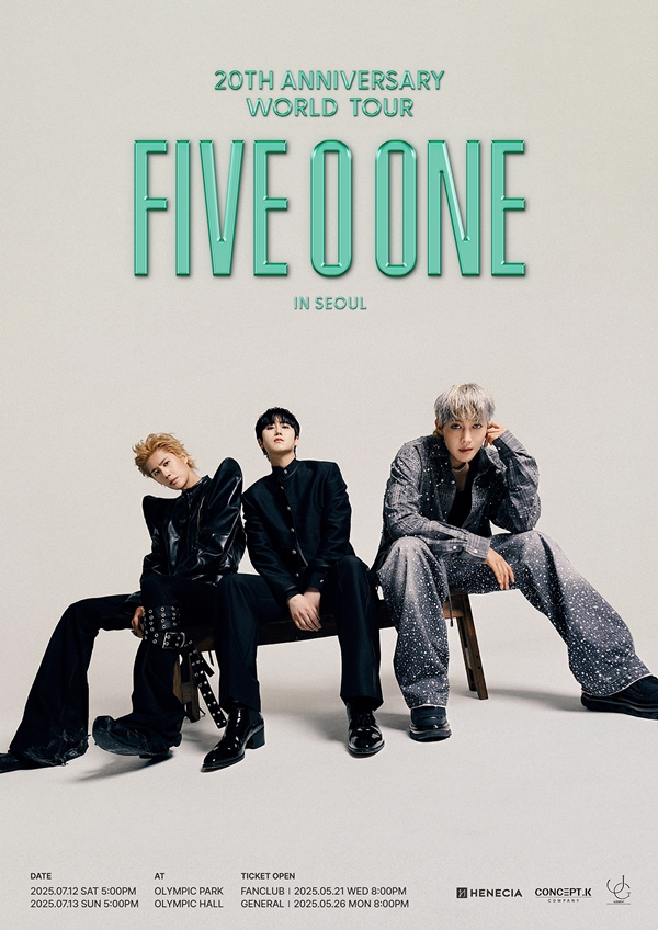 FIVE O ONE, 팬심 사로잡은 3人3色 비주얼-비즈엔터